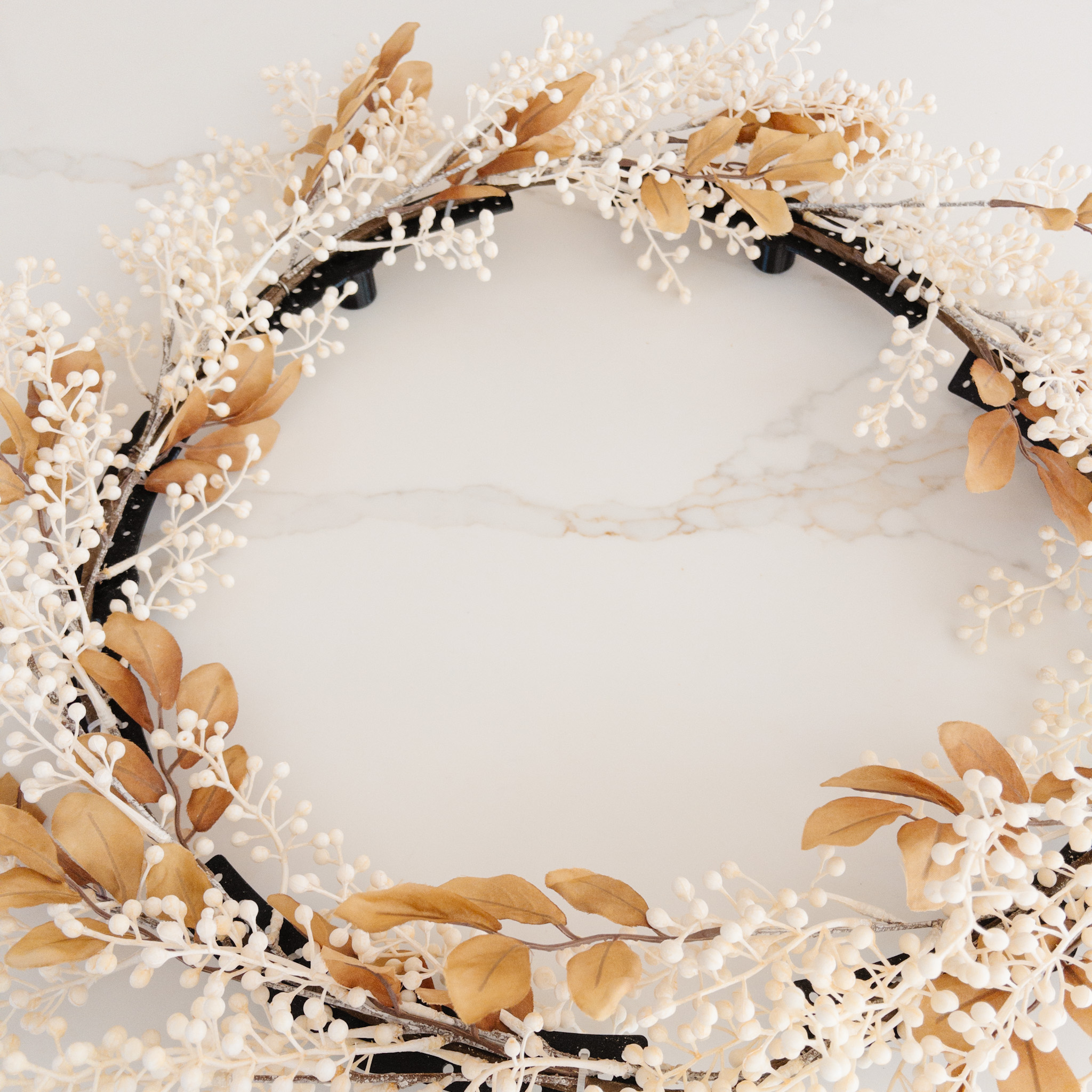 Ivory Beaded Fall Garland – One Simple Wreath